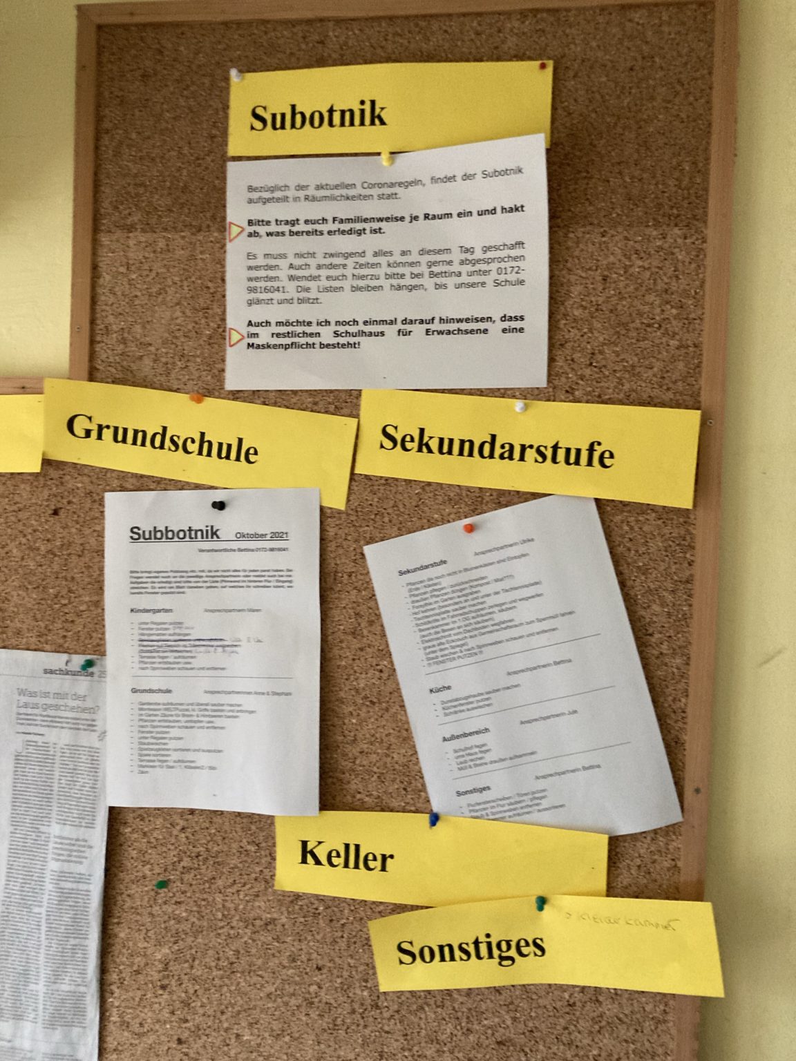 Subotnik am 14. Mai 2022 | Regenbogen Freie Schule Erfurt e.V. Subotnik ...